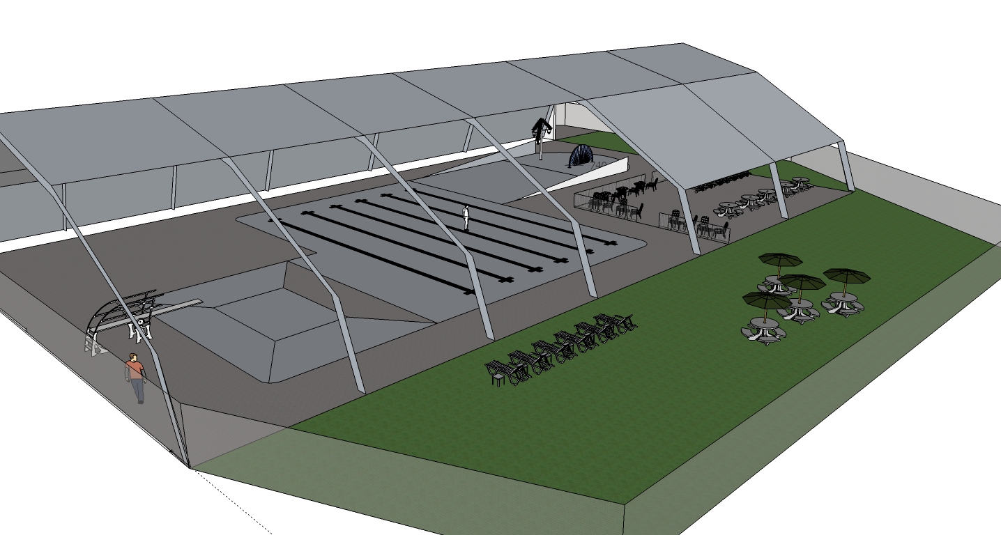 Red Hook Pool exploring aquatic center