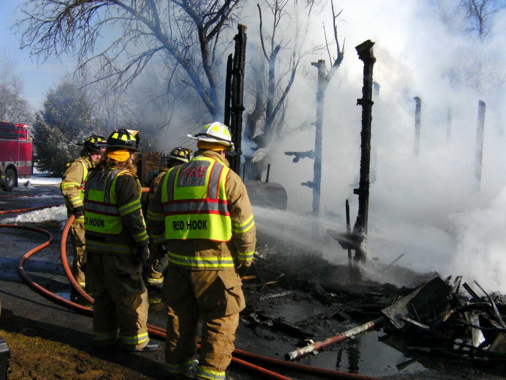 2-alarm fire razes Red Hook barn